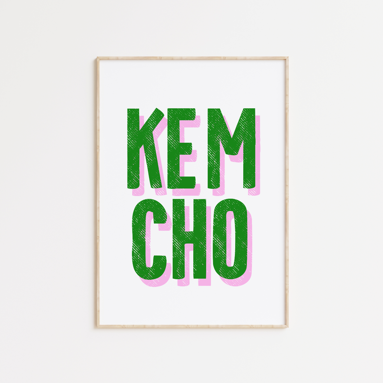 Kem Cho Gujarati Poster Print | Desi Wall Decor | wordot.co – wordotco