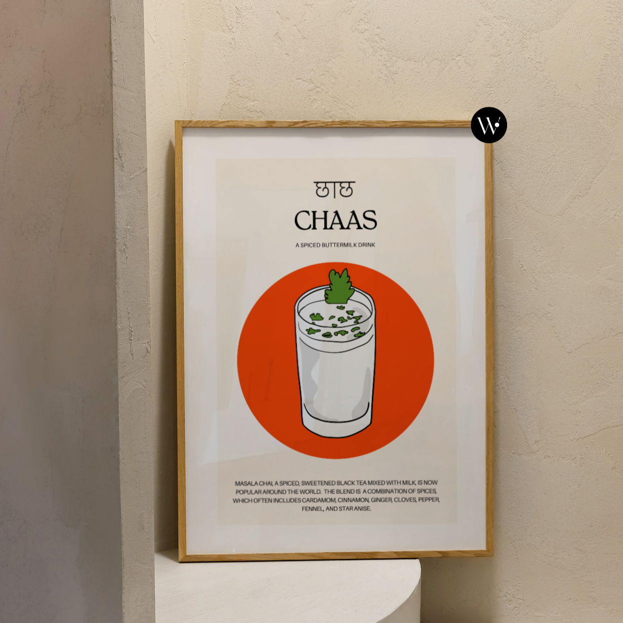 Buttermilk Chaas Indian Poster | Deluxe Art Prints | Wordotco – wordotco