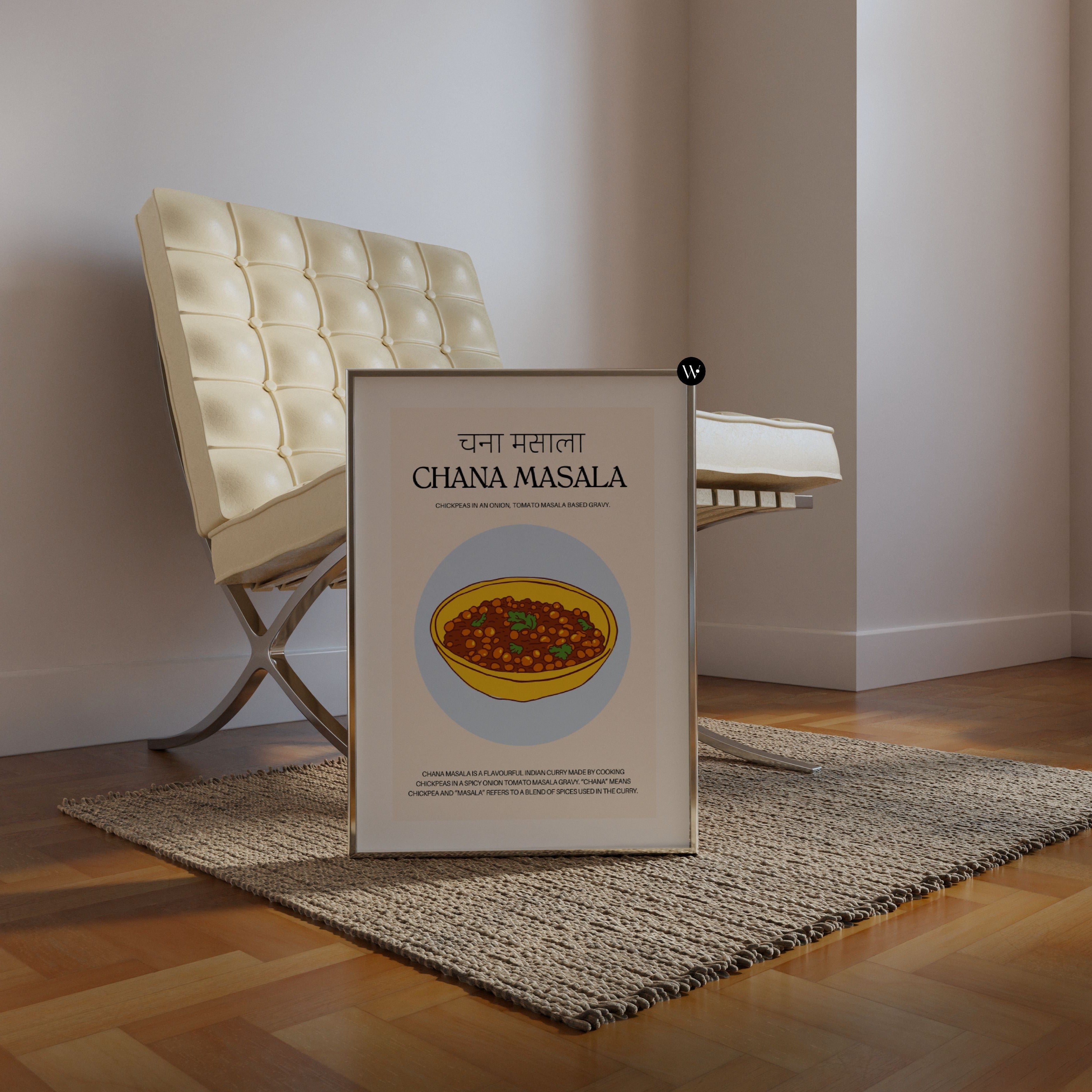 Chana Masala Poster | Deluxe Art Prints | Wordotco – wordotco